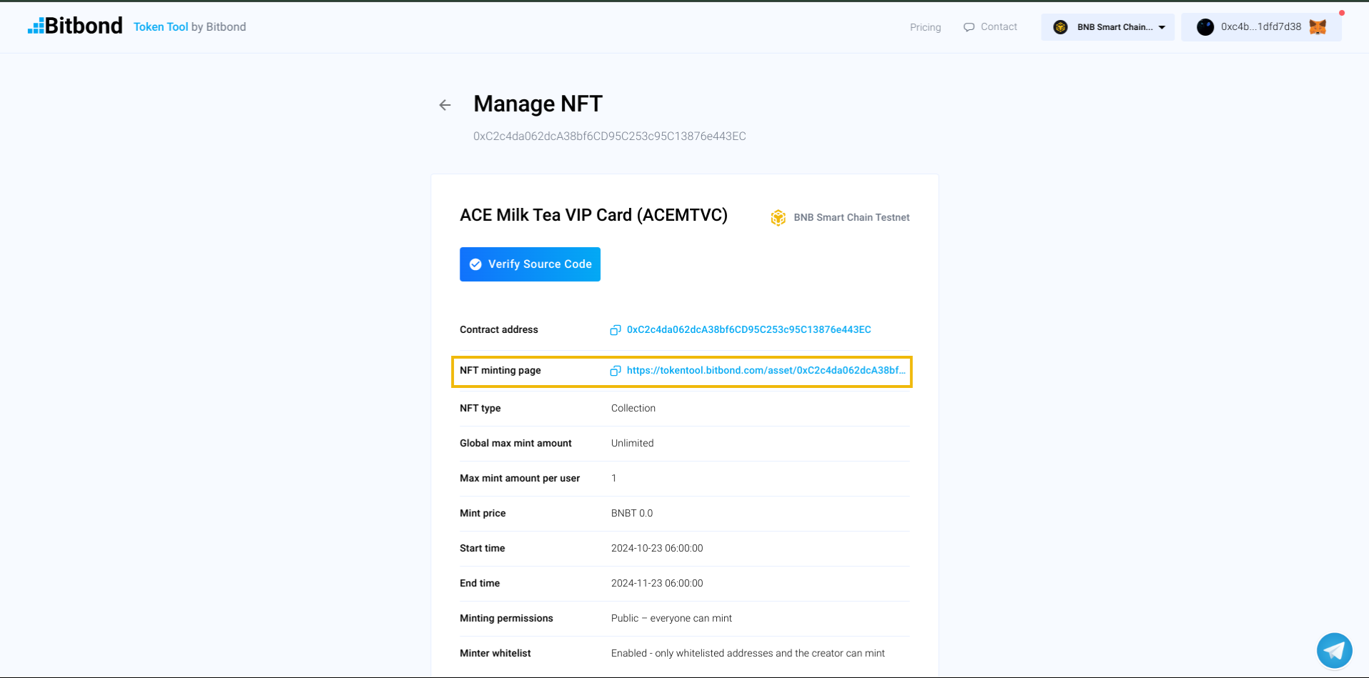 Showcase - NFT Loyalty Programs Tokenization Tutorial
